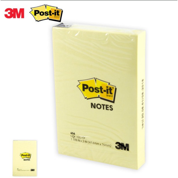Jual Kertas Memo Sticky Notes 3M Post-it 656 | Shopee Indonesia