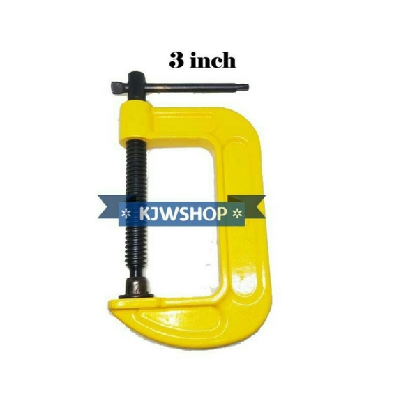 Jual Catok C 3" Klem C Clamp C ukuran 3" 3inch Kuning Catok Model C 3 ...