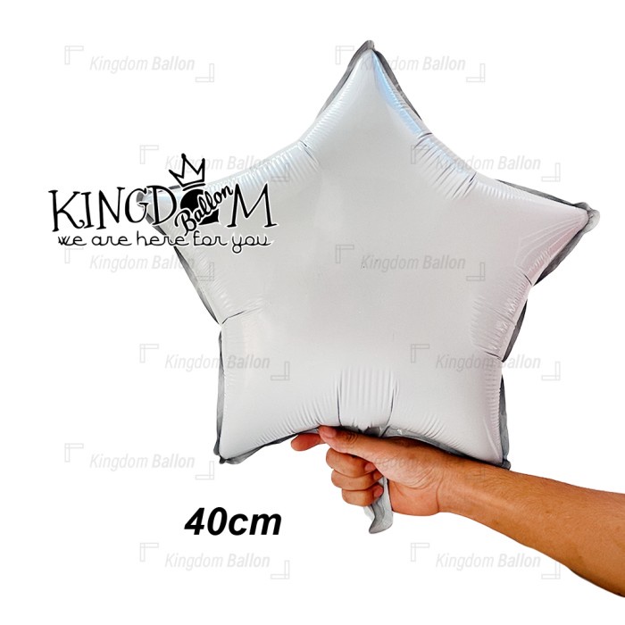 Jual Balon Bintang Putih / Balon Foil Bintang / Balon Bintang / Balon ...