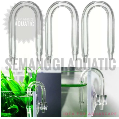 Jual U Pipe Glass / U Shape Aquarium / U Pipe Aquascape / U-Pipe Kaca ...