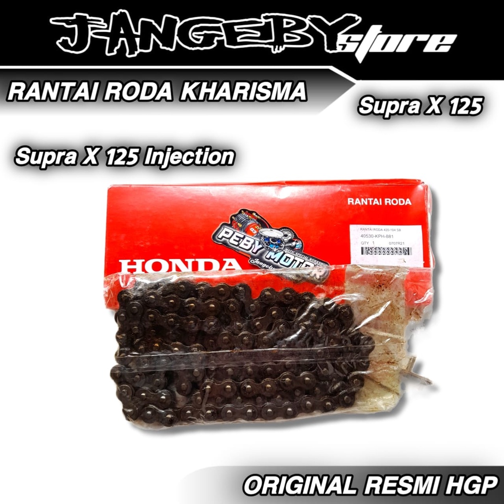 Jual Rantai Roda Kharisma Supra X 125 Injection ORIGINAL Resmi HGP ...