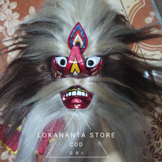 Jual TOPENG BUJANG GANONG TOPENG GANONGAN PONOROGO sintetis | Shopee ...