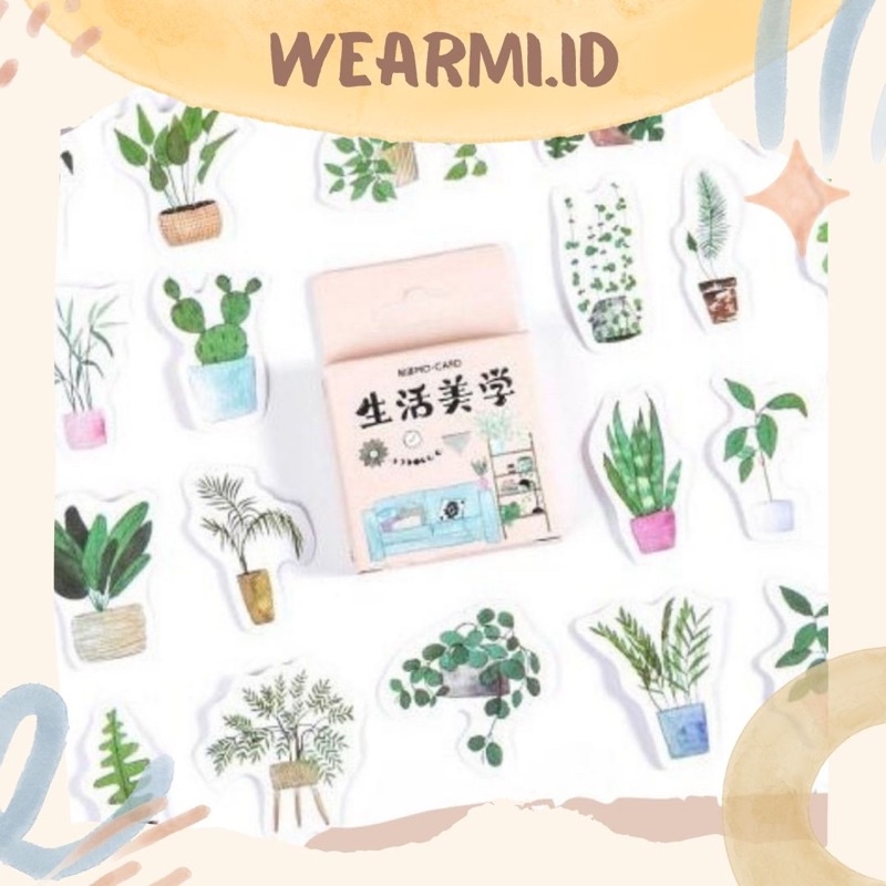 Jual 46 Pcs Deco Sticker Box Room Plant Planner DIY Scrapbook Stiker ...
