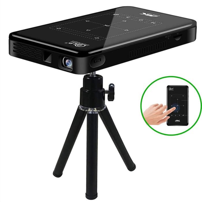 Jual PROYEKTOR DLP MINI SMART PROJECTOR DLP P-09 ANDROID WIFI 6.0 S905X ...