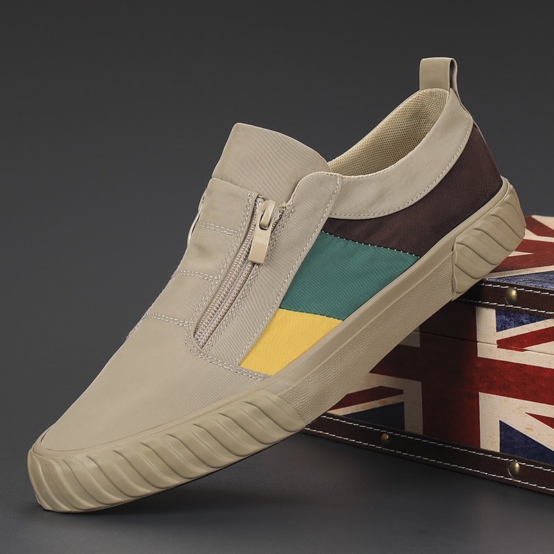 Jual Klasik Gaya Resleting Murah Sepatu Pantofel Kanvas Kets Sneaker ...