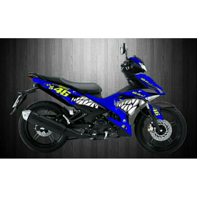Jual Decal full body yamaha jupiter mx king 150 variasi model shark ...