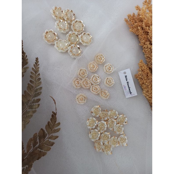 Jual resin bunga gradasi gold | Shopee Indonesia