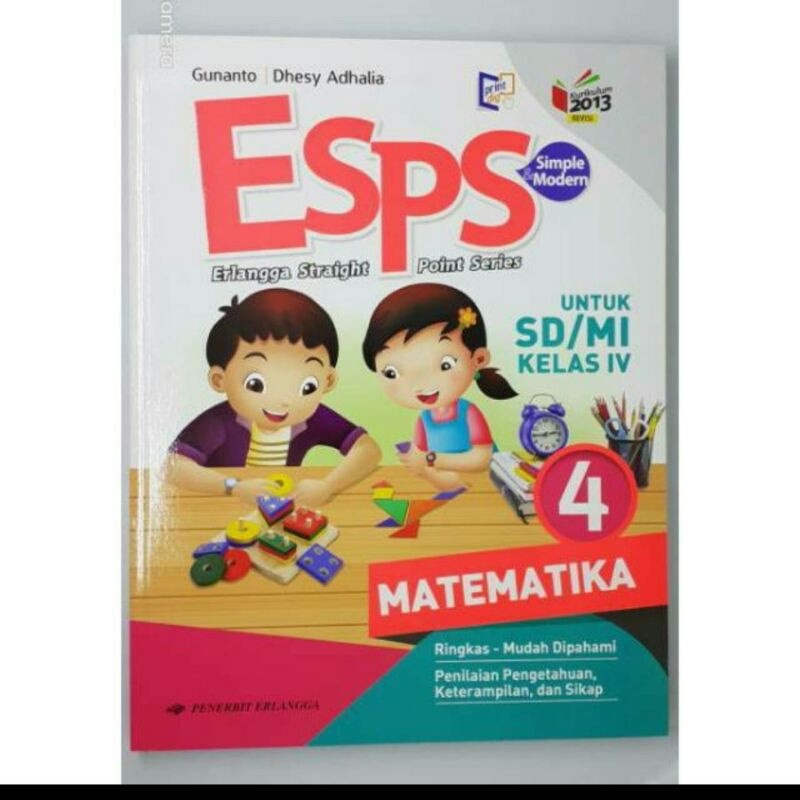 Jual Erlangga ESPS MATEMATIKA SD/MI KLS.1.2.4.5.6 buku pelajaran Matematika SD pembelajaran ...
