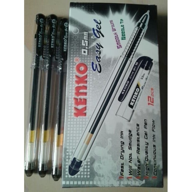 Jual Pulpen Kenko Easy Gel 0.5mm (satuan/1 pulpen) | Shopee Indonesia