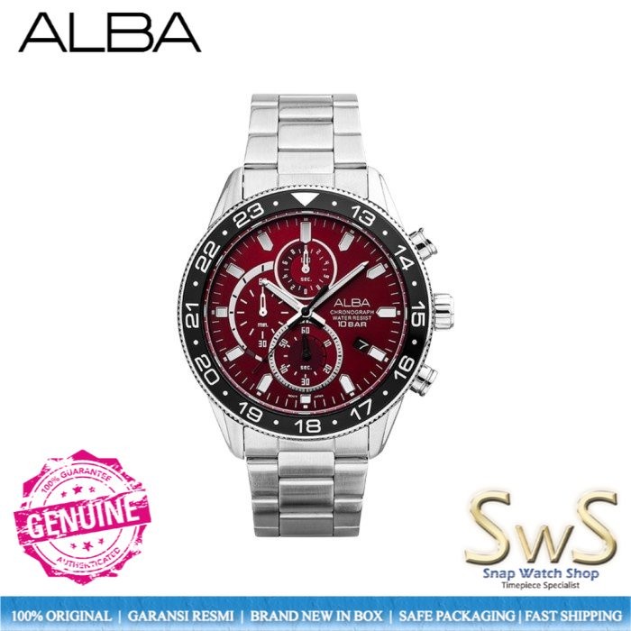 Jual Alba Men Quartz AM3885 Stainless Steel Original Resmi | Shopee ...