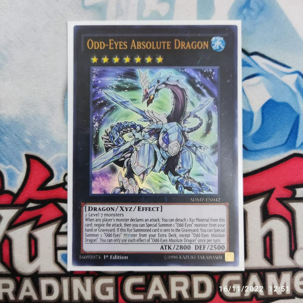 Jual yugioh odd eyes absolute dragon SDMP ultra rare 1st original ...
