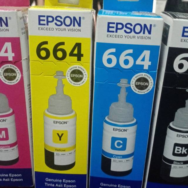 Jual Tinta Epson 664 color black | Shopee Indonesia