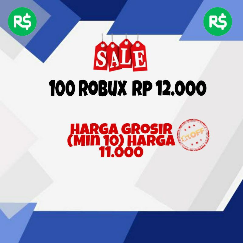 Jual Robux Roblox | Shopee Indonesia