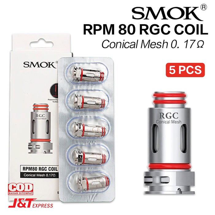 Jual SMOK RPM80 RGC Coil REPLACEMENT COIL Mesh 0.17Ω 1/5PCS | Shopee ...