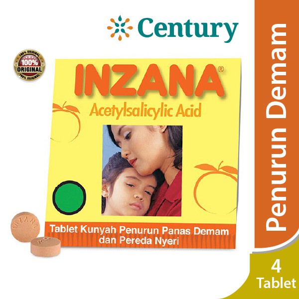 Jual Inzana Tablet 1 strip / Demam Anak / Pereda demam anak / Panas ...