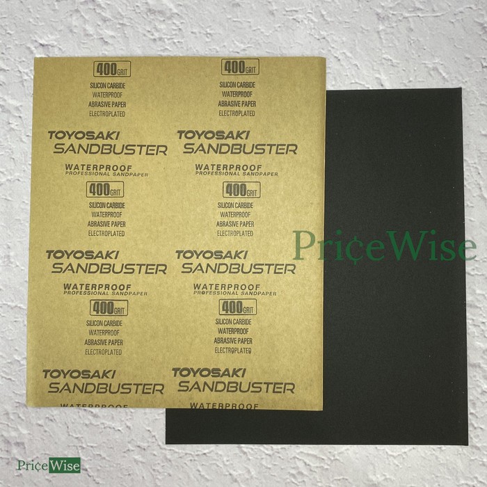 Jual Amplas Lembaran 400 Waterproof / Abrasive Paper Toyosaki / Amplas ...