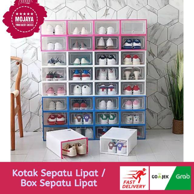 Jual Kotak Sepatu Lipat / Box Sepatu Lipat / Rak Sepatu Lipat | Shopee ...