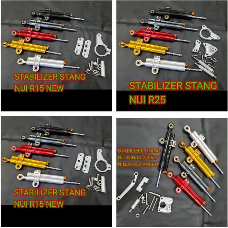 Jual Stabilizer Stang Ninja 250 fi Karbu R25 New R15 v3 Nui Racing ...