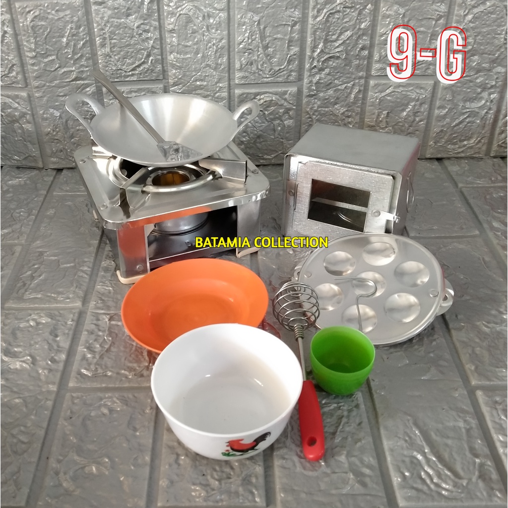 Jual Mainan Masak Masakan Anak Set 9-G Kompor Mini Bisa Nyala Miniatur Mainan Anak | Shopee ...