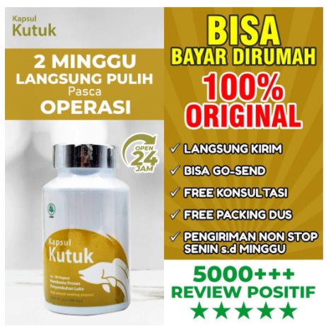 Jual KAPSUL KUTUK PREMIUM - ORIGINAL Ekstrak Albumin Ikan Gabus Obat Pasca Operasi Caesar ...