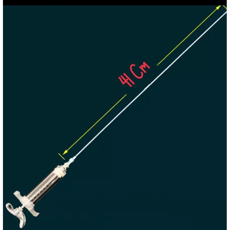 Jual syringe Jarum panjang besar 8g panjang 41 cm jarum injektor Refill ...