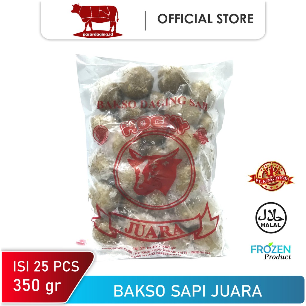 Jual BAKSO SAPI JUARA HOCKY/ 350 GR/ ISI 25 PCS | Shopee Indonesia