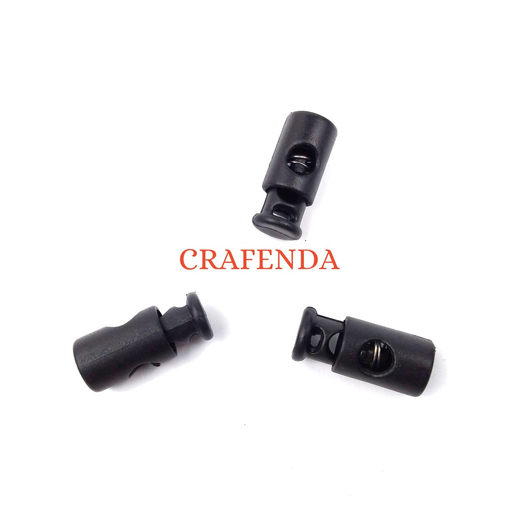 Jual Stopper Tali Model Botol Hitam 10 Pcs | Shopee Indonesia