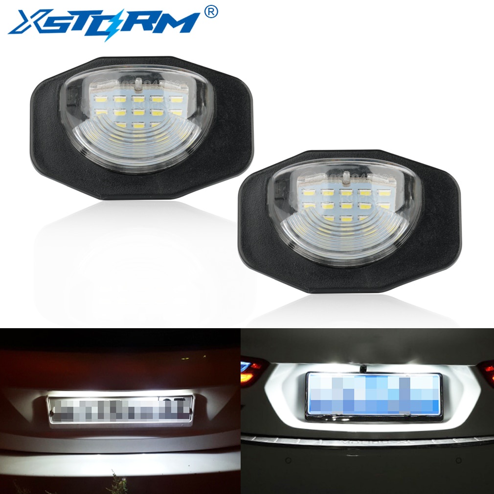 Jual PREORDER Car LED Number Backlight Lamp License Plate Lights Canbus ...