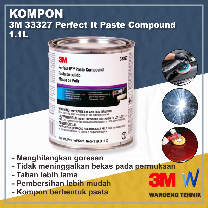 Jual Kompon Cair 3M 33327 Perfect-it Paste Compound / Pemoles Mobil 3M-PN 33327 | Shopee Indonesia