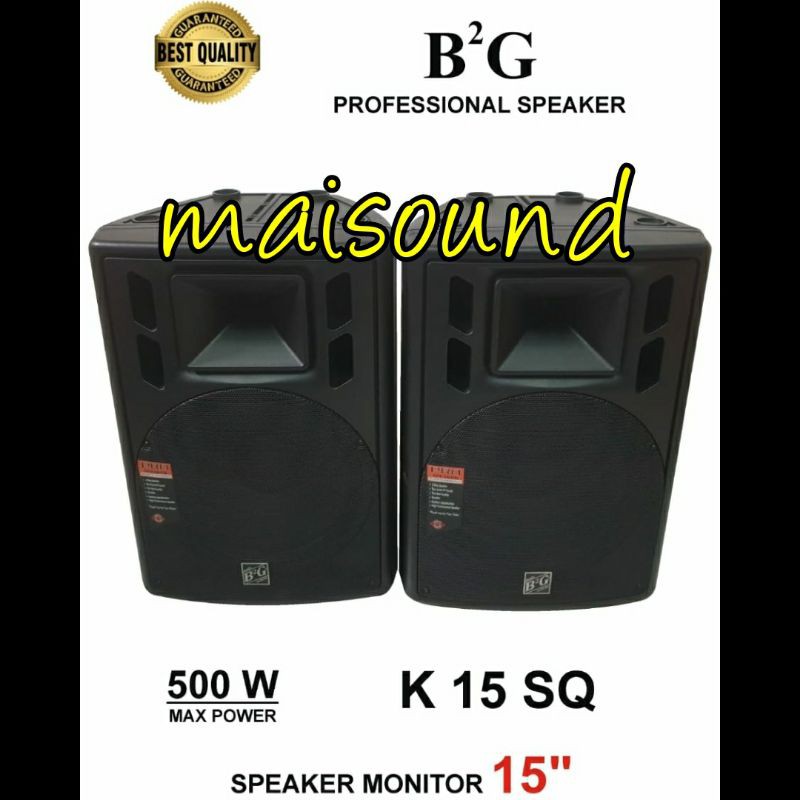 Jual SPEAKER PASIF B2G 15 INCH K15SQ BOX FIBER IMPORT SEPASANG 2 UNIT | Shopee Indonesia