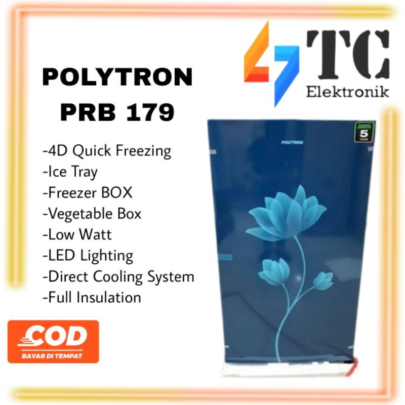 Jual Kulkas 1 Pintu POLYTRON PRB 179 | Shopee Indonesia