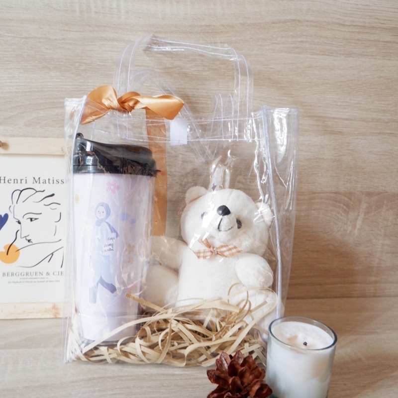 Jual Gift Bag bear Totebag boneka transparant hampers kado hadiah murah ...