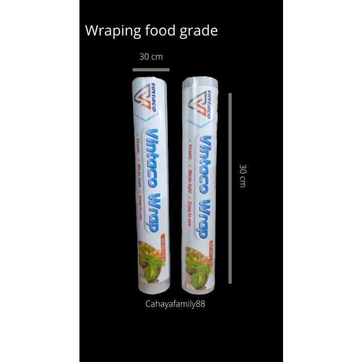 Jual plastik wrapping makanan food grade 30x30 (ROLL) | Shopee Indonesia