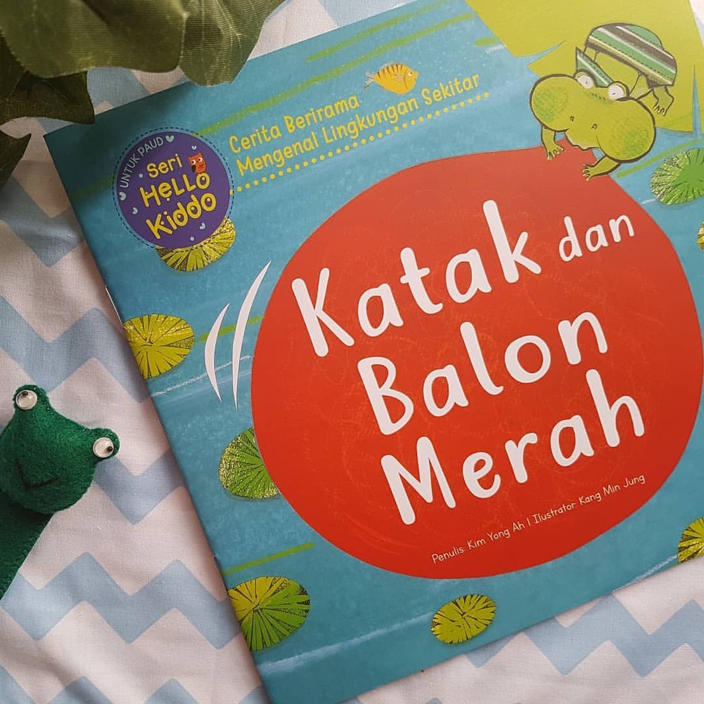 Jual Seri Hello Kiddo Katak dan Balon Merah - Buku Balita TK PAUd ...