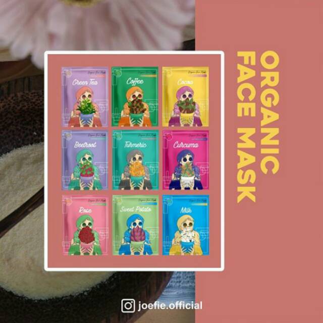 Jual Masker Organik / Masker Rempah / Masker Bubuk / Organic Mask Joefie / Face Mask (Dist ...
