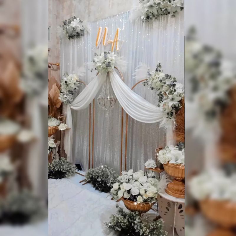 Jual DP Sewa Backdrop lamaran | Shopee Indonesia