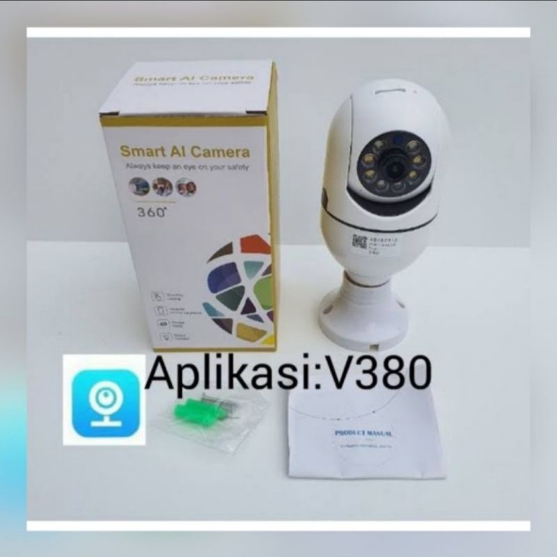 Jual IPCAM Bohlam 360 / IP Camera 360 Bohlam 8mp V380 - CCTV Ipcam ...