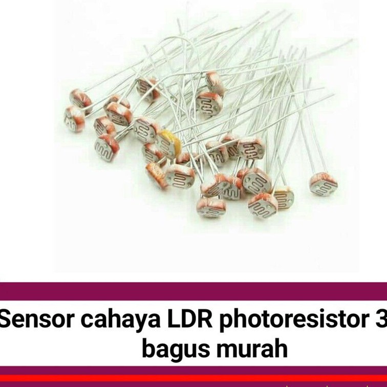 Jual Sensor cahaya LDR photoresistor 3mm | Shopee Indonesia