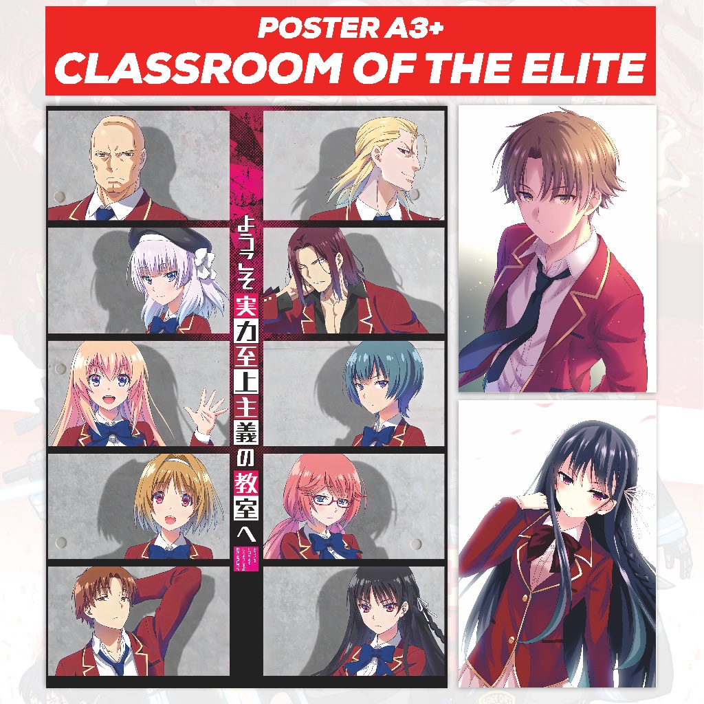 Jual Poster Classroom of the Elite Anime - Size A3+ Ayanokouji Kiyotaka ...