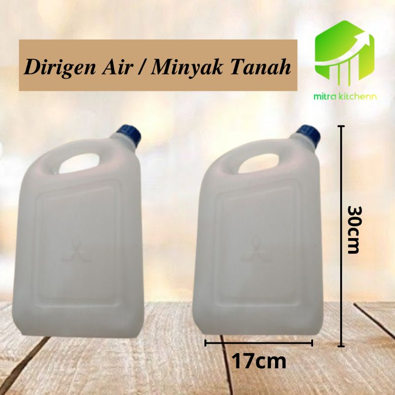 Jual Dirigen/Kompan Air Minyak Tanah Plastik Ukuran 5Liter | Shopee ...