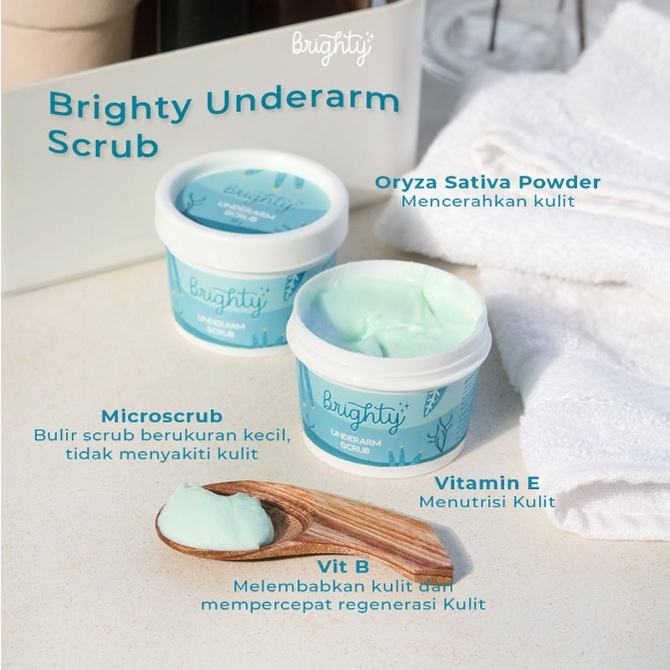 Jual Brighty Underarm SCRUB 80gr | Shopee Indonesia
