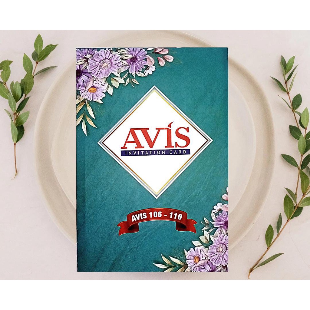 Jual KATALOG ALBUM SAMPEL UNDANGAN BLANKO AVIS TERBARU 106 - 110 ...