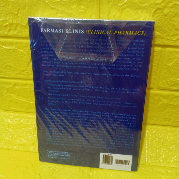 Jual Farmasi-Buku- Farmasi Klinis ( Clinical Pharmasy ) -Buku-Farmasi. | Shopee Indonesia