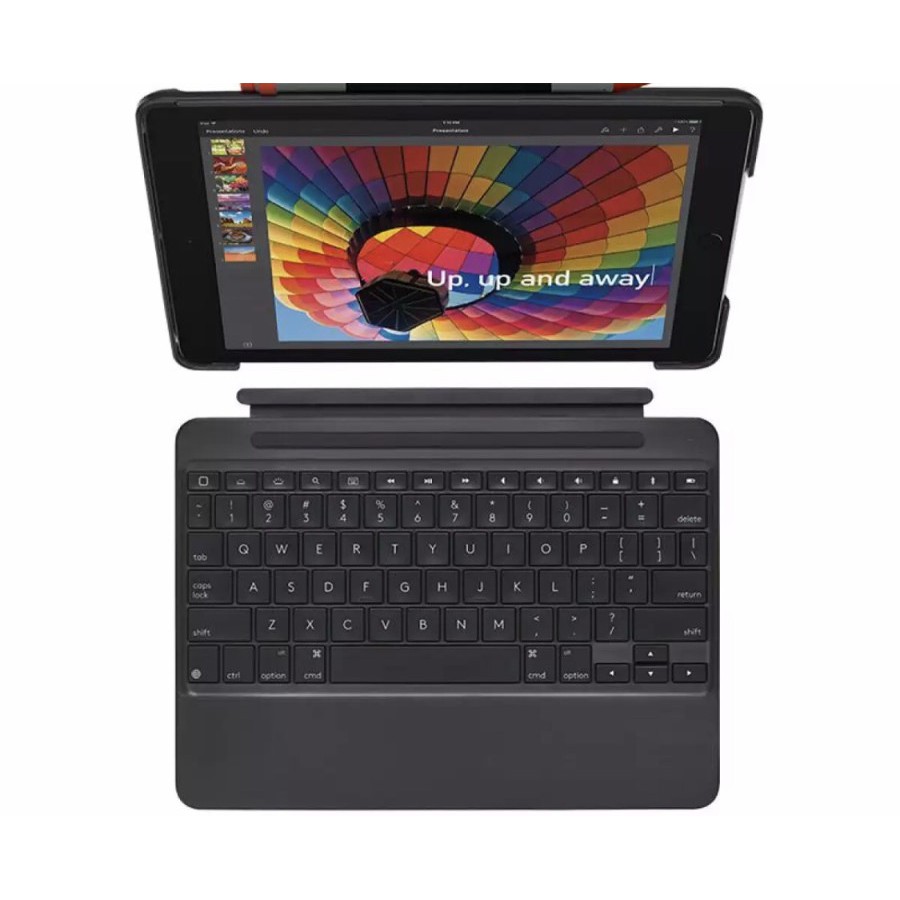 Jual iPad 9.7 Inch 6 6th GEN 2018 / 5 5th GEN 2017 Logitech Slim Combo ...