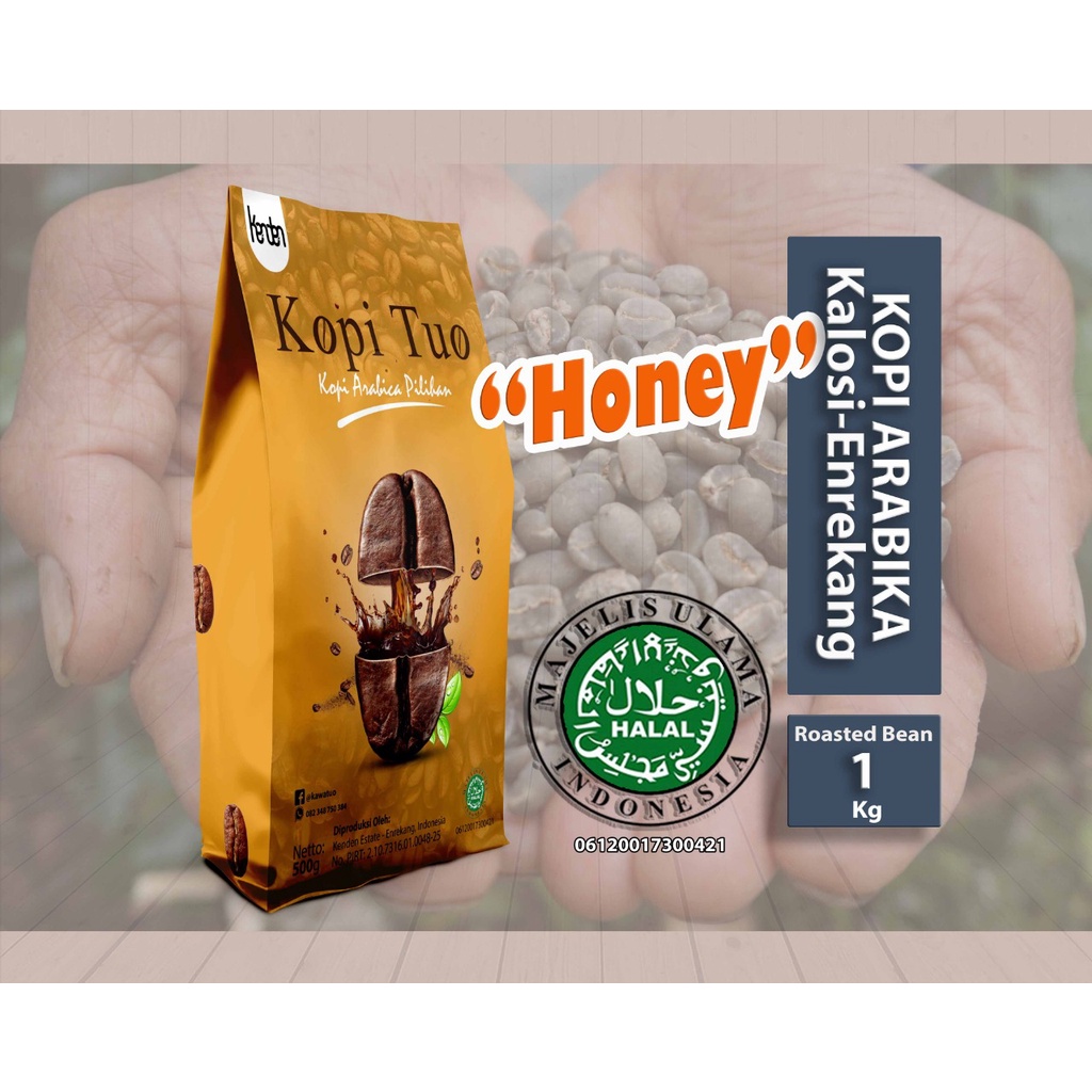 Jual Kopi Arabika Kalosi Enrekang 1 Kg | ROASTING BEAN | honey process ...