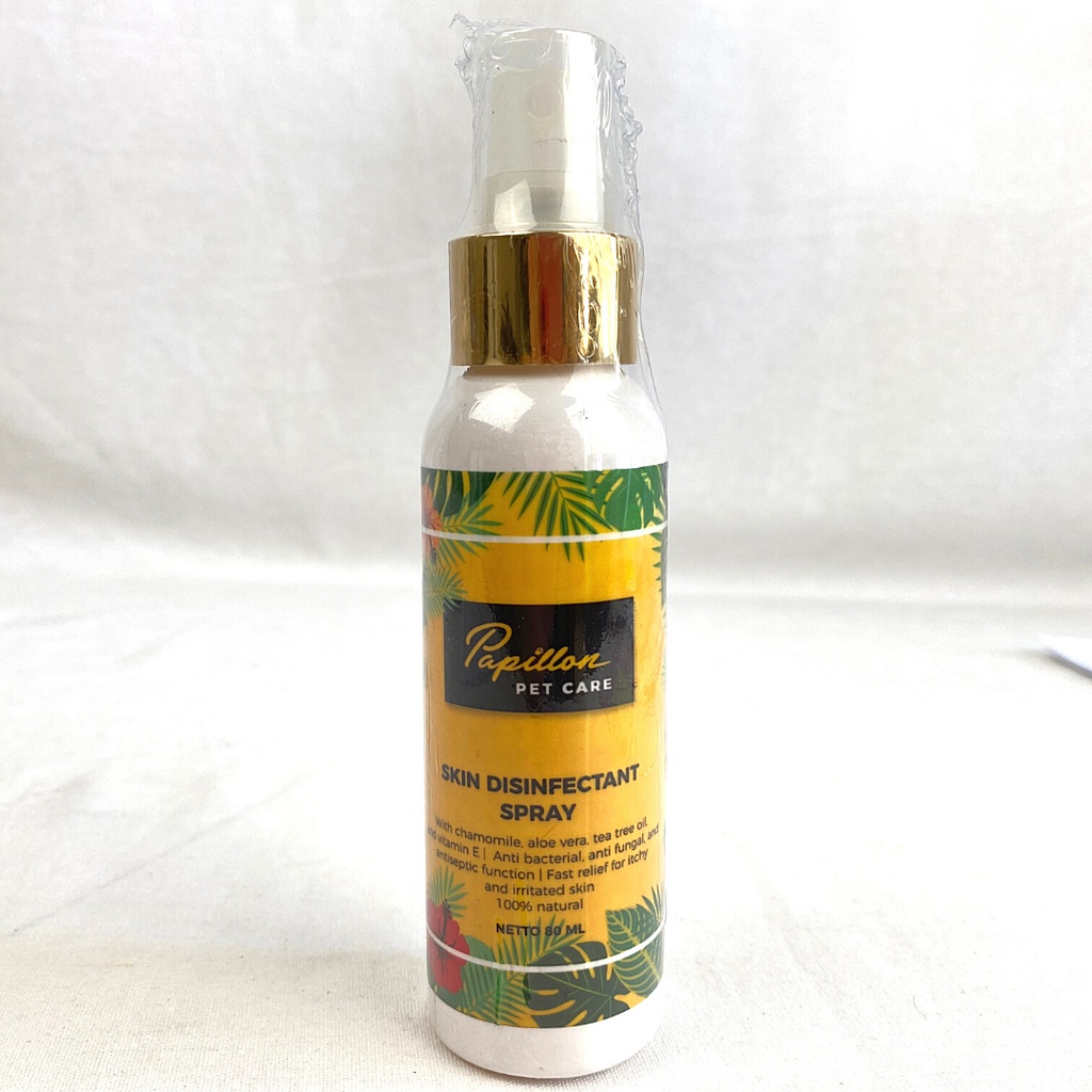 Jual PAPILLON Spray Anti Bakteri Skin Disinfectant Spray 80ml | Shopee ...