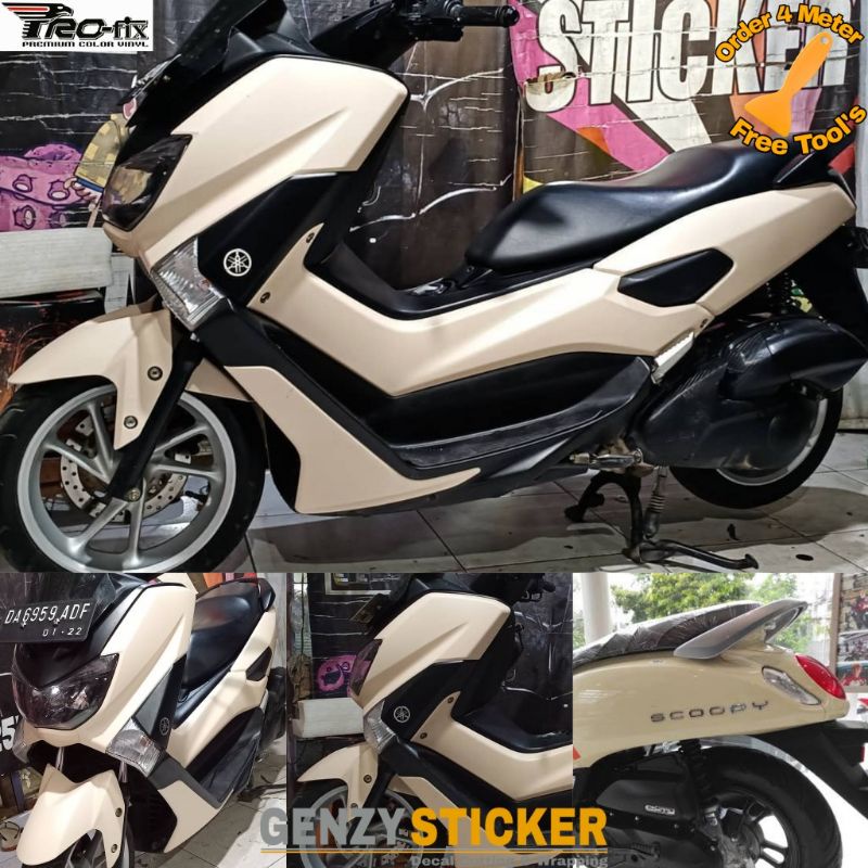 Jual Profix Skotlet Cream Glossy Scotlet Beige Kilap Stiker Vinyl Krem ...