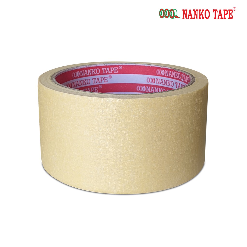 Jual Nanko 48 mm x 18 Yard Masking Tape Kuning (6pcs) | Shopee Indonesia