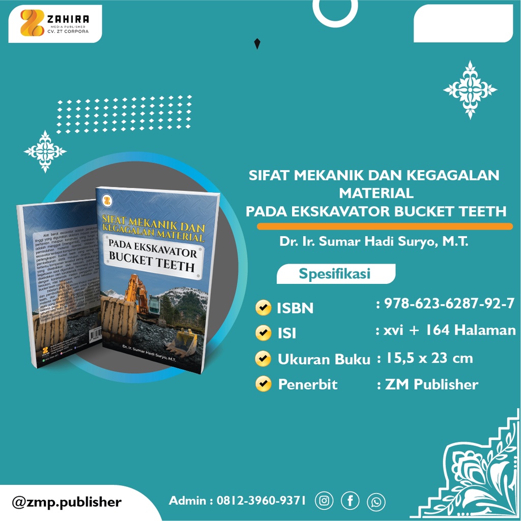 Jual Buku Sifat Mekanik Dan Kegagalan Material Pada Ekskavator Bucket ...