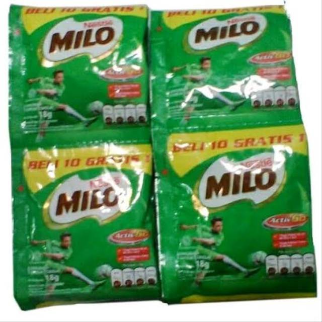 Jual MILO SACHET 22 GRAM BELI 10 GRATIS 1 (2 RENTENG GRATIS 2 SACHET ...